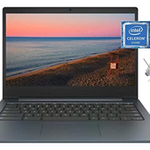 Lenovo 2022 Flagship Chromebook 14" Thin Light Laptop Computer, Intel Celeron N4020 Processor, up to 2.80 GHz, 4GB RAM,64GB eMMC+64GB Card,WiFi,Webcam,10+ Hours Battery, Chrome OS+Headset TGCD Bundle