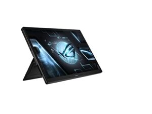 asus rog flow z13 (2022) gaming laptop tablet, 13.4” 120hz ips type fhd 16:10 display, intel core i5-12500h cpu, 16gb lpddr5, 512gb pcie ssd, free bundle detachable rgb keyboard, gz301za-ps53, black