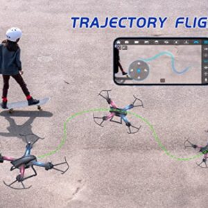 UranHub Drone with Camera for Beginners, 2K HD Camera FPV Drone for Adults with Altitude Hold, Headless Mode, Gesture Control, Voice Control and Trajectory Flight