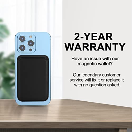 Magnetic Wallet Card Holder with MagSafe, iPhone Wallet for Apple iPhone 14 Pro Max/14 Pro/14 Plus/14, Mag Safe Wallet for iPhone 13 Pro Max/13 Pro/13/13 Mini/12/12 Pro/12 Pro Max/12 Mini, Midnight