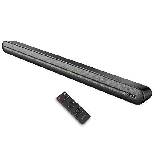 Heymell 150W 2.0ch Soundbar for TV, 3D Surround Sound Bars for TV, 6X Speakers Bluetooth Soundbar Built in Subwoofer, Clear Sound No Noise TV Speakers Sound Bar HDMI ARC Optical AUX Voyage201