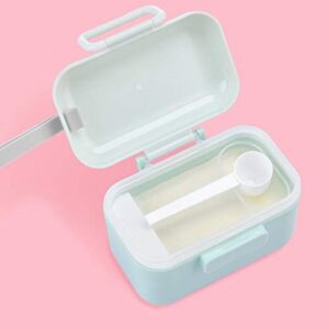 CHDHALTD Formula Dispenser with Scoop,Portable Milk Powder Formula Containers for Travel Baby Food Storage Box