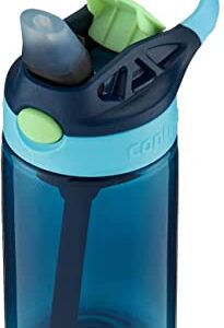 Contigo Kids Water Bottle with designed AUTOSPOUT Straw, 14 oz., Blueberry Ocean