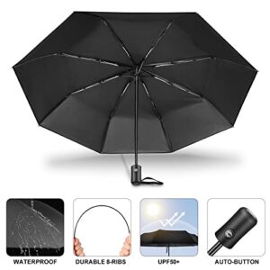 ZUOYOUZ Portable Travel Umbrellas for Rain Windproof，Portable, Automatic, Strong, Durable, Premium Grip, Vibrant Designs, Folding Perfect Car Umbrella, Golf Umbrella,and On-the-Go