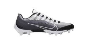 nike men's vapor edge speed 360 team football cleats, black/white/smoke grey, 11