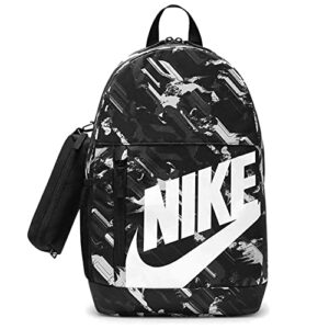 nike elemental backpack elemental backpack (black camo, one size)