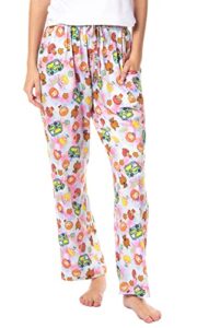 scooby-doo womens' chibi characters the gang scooby shaggy velma daphne fred sleep pajama pants (xxx-large)