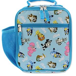 Bluey Kids Soft Insulated School Lunch Box (One Size, Blue)