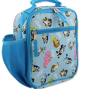 Bluey Kids Soft Insulated School Lunch Box (One Size, Blue)