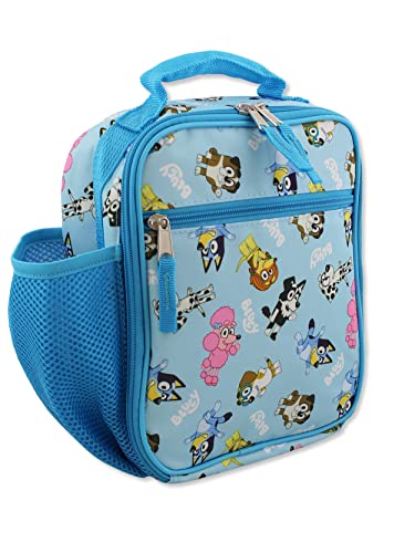 Bluey Kids Soft Insulated School Lunch Box (One Size, Blue)