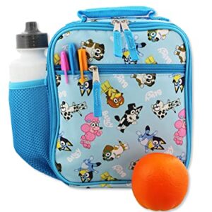 Bluey Kids Soft Insulated School Lunch Box (One Size, Blue)