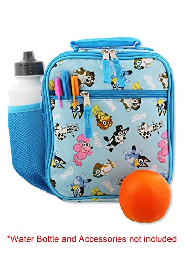 Bluey Kids Soft Insulated School Lunch Box (One Size, Blue)