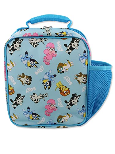 Bluey Kids Soft Insulated School Lunch Box (One Size, Blue)