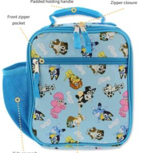 Bluey Kids Soft Insulated School Lunch Box (One Size, Blue)