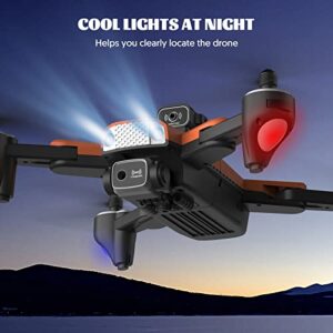 Drone with Camera for Adults, Mini Drones for Kids Age 14, Beginners RC Quadcopter FPV Video Cool Ideas Boys Toys Gifts 14 Years Old Teenage, Obstacle Avoidance, One Key Take Off/Landing, Optical Flow Positioning