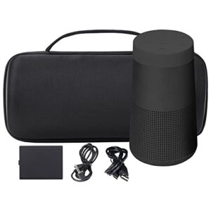 co2CREA Hard Case Replacement for Bose SoundLink Revolve Series II Portable Bluetooth Speaker, Black Case