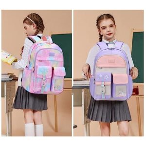 Backpack for Girls School Bag Primary Student Bookbags Cute Backpack for Elementary School Backpacks for Girls