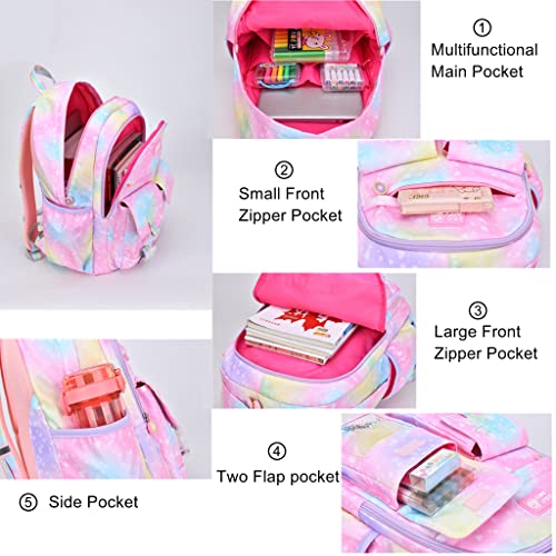 Backpack for Girls School Bag Primary Student Bookbags Cute Backpack for Elementary School Backpacks for Girls