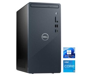 dell inspiron 3910 business desktop computer, 12th gen intel core i5-12400, windows 11 pro, 16gb ram, 512gb ssd, wi-fi 6, bluetooth, intel uhd graphics, plain dvd+/-rw