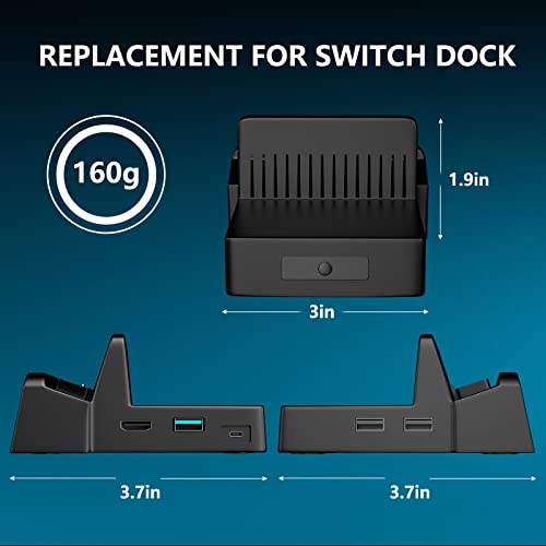 SZYUYU Switch Dock for Nintendo Switch Switch Docking Station for TV Portable Switch TV Dock Station Support Switch/Switch OLED TV Mode