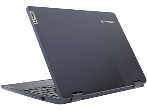 Lenovo 2022 Flex 3 Touchscreen Chromebook, 2-in-1 11.6" HD for Business and Student Laptop, MT8183 CPU, 4GB LPDDR4X, 64GB eMMC, ARM-Based Graphics, Webcam, Abyss Blue, Chrome OS, 128GB USB Card