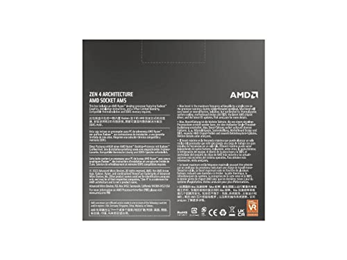 AMD Ryzen™ 9 7900X 12-Core, 24-Thread Unlocked Desktop Processor