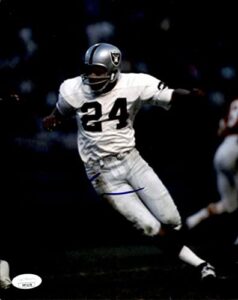 willie brown oakland raiders hof signed/autographed 8x10 photo jsa 161767 - autographed nfl photos