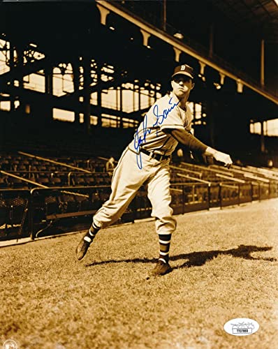 Johnny Sain Brooklyn Dodgers Signed/Autographed 8x10 B/W Photo JSA 165034 - Autographed MLB Photos