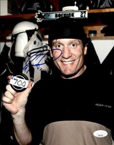 jeremy roenick san jose sharks signed/autographed 8x10 photo jsa 160921 - autographed nhl photos