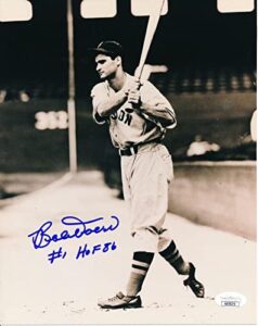 bobby doerr hof boston red sox signed/autographed 8x10 photo jsa 159105 - autographed mlb photos