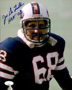 joe delamielleure hof buffalo bills signed/inscribed 8x10 photo jsa 161095 - autographed nfl photos