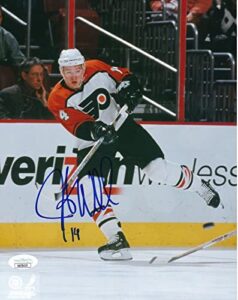 justin williams philadelphia flyers signed/autographed 8x10 photo jsa 159133 - autographed mlb photos