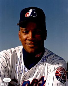 moises alou montreal expos signed/autographed 8x10 photo jsa 161069 - autographed mlb photos