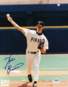 kris benson pittsburgh pirates signed/autographed 8x10 photo psa/dna 164286 - autographed mlb photos