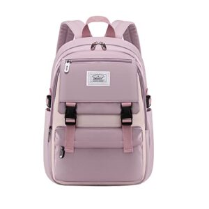 lanshiya kids backpack solid color girls elementary middle school casual daypack lightweight bookbag for teens travel bag