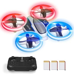 avialogic m2 mini drone for kids, christmas cool toys gifts for boys girls with led light, portable indoor rc quadcopters, small remote control drone flying toys for teen boys girls beginners