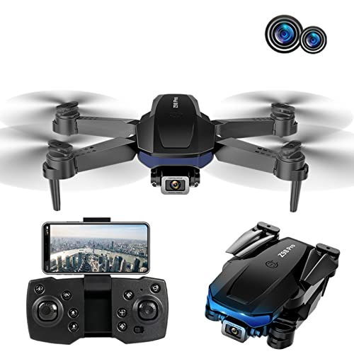 SOKR Drone with HD Camera for Adults and Kids,Two Cameras 1080P HD Wide Angle WiFi FPV Live Video RC Quadcopter Helicopter,Altitude Hold,Mode Functions,Present or Gift for Boys and Men (Black)