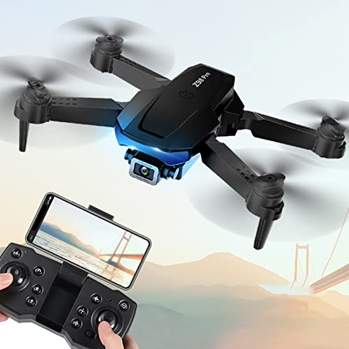 SOKR Drone with HD Camera for Adults and Kids,Two Cameras 1080P HD Wide Angle WiFi FPV Live Video RC Quadcopter Helicopter,Altitude Hold,Mode Functions,Present or Gift for Boys and Men (Black)