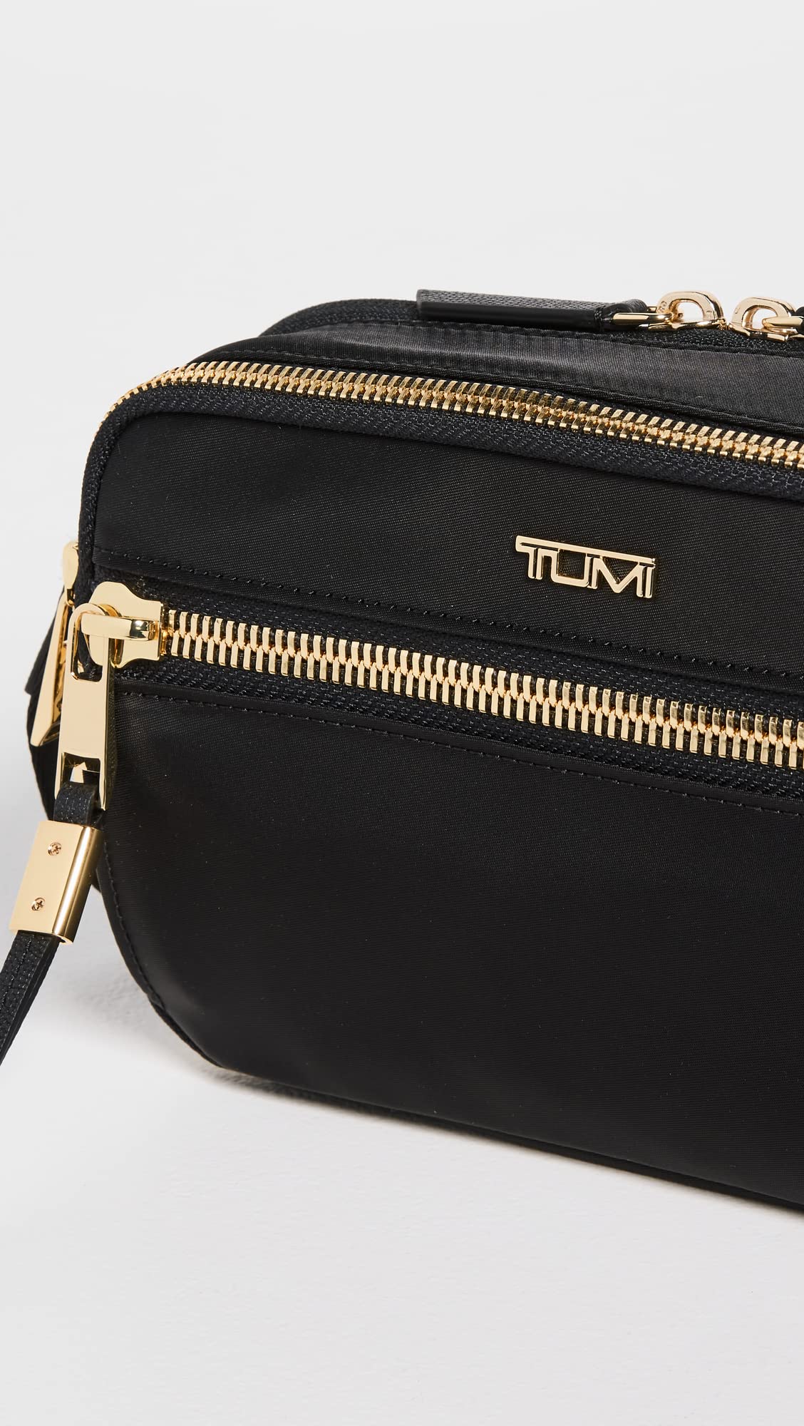 TUMI Voyageur Langley Crossbody - Black/Gold