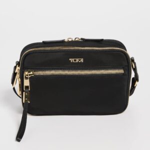 TUMI Voyageur Langley Crossbody - Black/Gold