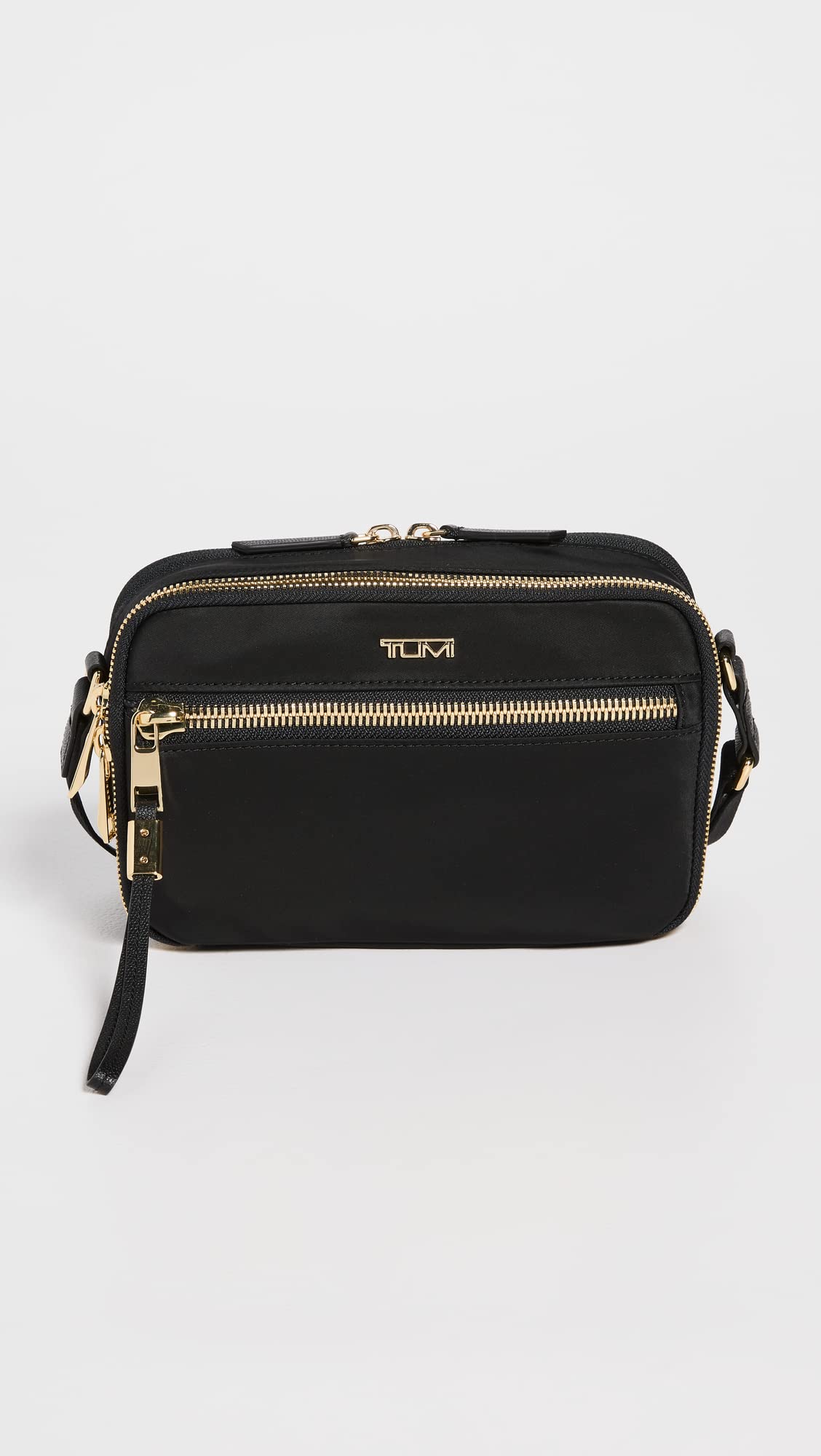 TUMI Voyageur Langley Crossbody - Black/Gold