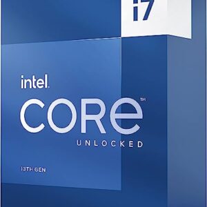 Intel Core i7-13700K (Latest Gen) Gaming Desktop Processor 16 cores (8 P-cores + 8 E-cores) with Integrated Graphics - Unlocked