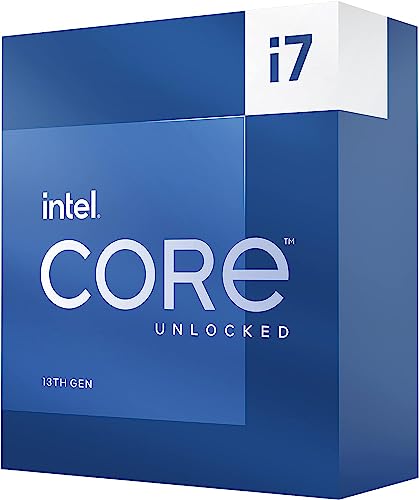 Intel Core i7-13700K (Latest Gen) Gaming Desktop Processor 16 cores (8 P-cores + 8 E-cores) with Integrated Graphics - Unlocked