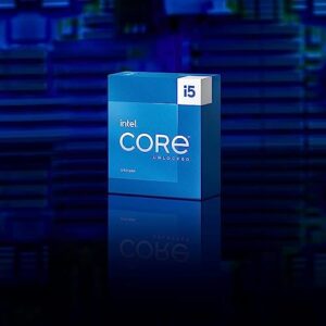 Intel Core i5-13600K (Latest Gen) Desktop Processor 14 cores (6 P-cores + 8 E-cores) with Integrated Graphics - Unlocked