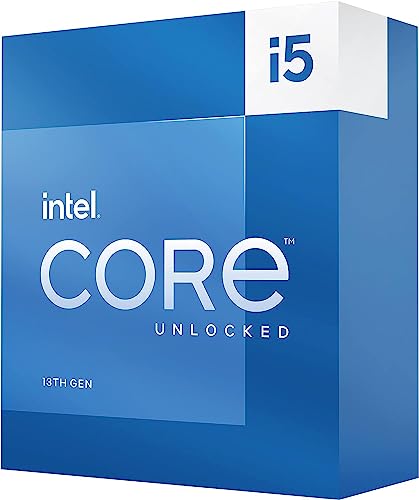 Intel Core i5-13600K (Latest Gen) Desktop Processor 14 cores (6 P-cores + 8 E-cores) with Integrated Graphics - Unlocked