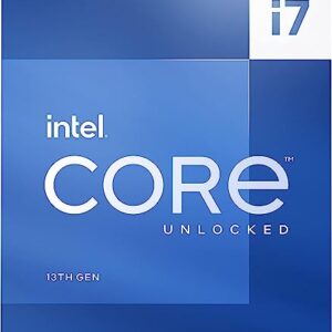 Intel Core i7-13700K (Latest Gen) Gaming Desktop Processor 16 cores (8 P-cores + 8 E-cores) with Integrated Graphics - Unlocked