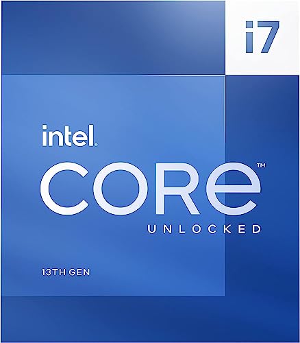 Intel Core i7-13700K (Latest Gen) Gaming Desktop Processor 16 cores (8 P-cores + 8 E-cores) with Integrated Graphics - Unlocked