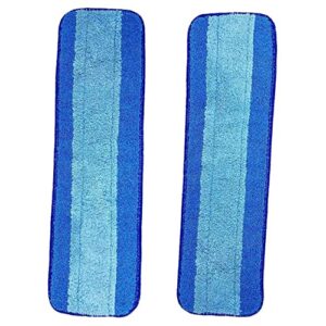 microfiber reusable mop floor pad replacement for bona hardwood floor cleaner microfiber mop pads for hardwood floor for 18 inch mop (2)