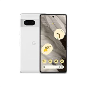 google pixel 7-5g android phone - unlocked smartphone with wide angle lens and 24-hour battery - 128gb - snow