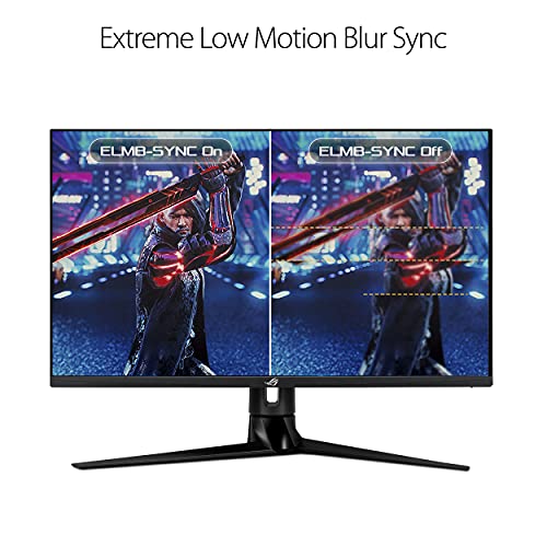 ASUS ROG Swift PG32UQR 32” 4K HDR 144Hz DSC HDMI 2.1 Gaming Monitor - UHD (3840 x 2160), IPS, 1ms, G-SYNC Compatible, Extreme Low Motion Blur Sync, Eye Care, DisplayPort, USB, DisplayHDR 600,BLACK